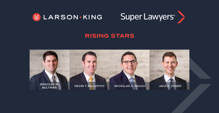 Four Larson • King Attorneys Selected to Super Lawyers Rising Stars – Larson • King, LLP